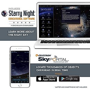 Celestron - NexStar 8SE Telescope - Computerized Telescope for Beginners and Advanced Users - Fully-Automated GoTo Mount - SkyAlign Technology - 40,000+ Celestial Objects - 8-Inch Primary Mirror