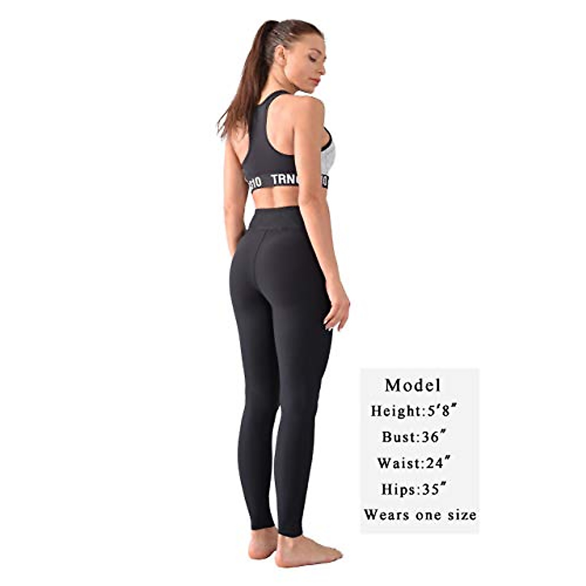 Chiphell High Waist Leggings for Women Tummy Control Workout Running Yoga Pants 3 Pack