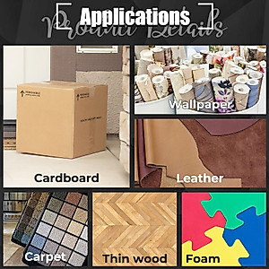 Jetmore 4 Pack Box Cutter Utility Knife, Heavy Duty Box Cutter Knife Razor Knife with 10 SK5 Blades, Box Cutter Retractable, Aluminum Shell Box Opener Box Knife for Home Office Construction