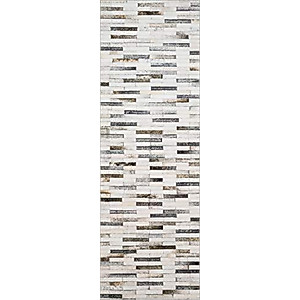 Loloi II Maddox Collection MAD-01 Ivory/Grey, Contemporary 7'-6" x 9'-6" Area Rug