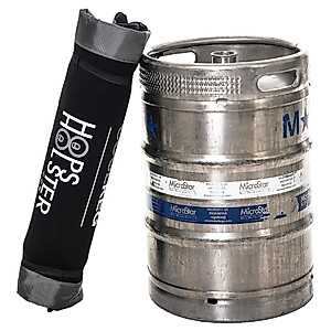 HopsHolster Cool Keg Sleeve Insulator Keg Insulation Plus Inside Pockets Hold Freeze and Ice Packs to Keeps Kegs Colder, Easy Transport Dual Reinforced Handles Provides Easy Transport and Cup Holder