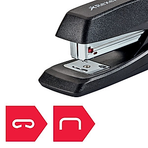 Rexel Ecodesk compact stapler, 20 Sheets, Made with 50% recycled plastic, Eco friendly, 2100029, Black
