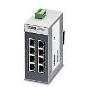 FL Switch SFNB 8TX, Ethernet Switch, 8 TP RJ45 Ports, Automatic Detection of Data Transmission Speed of 10/100 Mbps (RJ45), autocrossing Function
