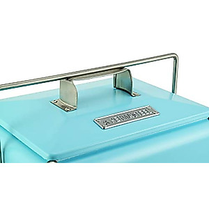 Permasteel PS-205-14QT Turq-AM 14 Quart Portable Picnic Cooler, Turquoise