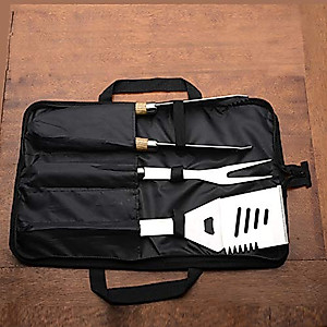 Penn State Industries PKBBQ 3pc Stainless Steel BBQ Grill Utensil Woodturning Project Kit