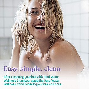 Malibu C Hard Water Wellness Hair Conditioner - Sulfate Free Conditioner that Increases Moisture & Shine - Protects Hair from Waterborne Elements (9 oz)