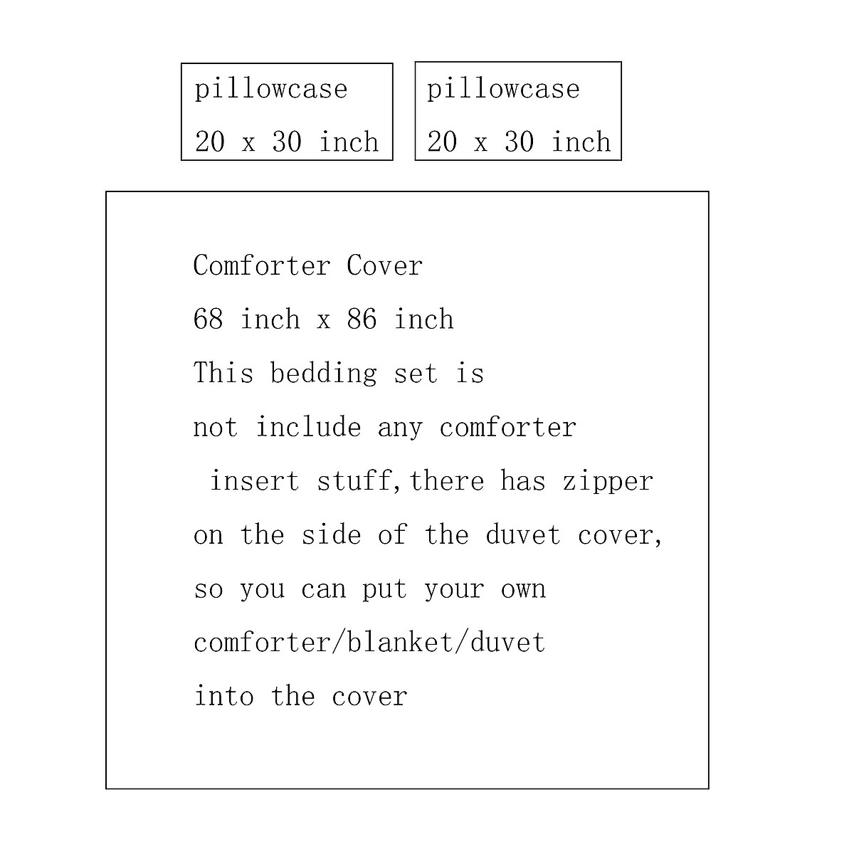 Chesterch Prevoster Teen Bedding Boys Girls Cow Print - Twin,Kids Duvet Cover Sets White 3 Pieces (1 Duvet Cover and 2 Pillowcases) - Soft,NO Comforter