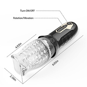 Intense Penis Stimulator Rotating Vibrating Male masturbator Stroker Gawk Gawk 3000 Device Automatic Pleasure Machine Sucking Cyclone Blowjob Stimulator