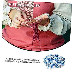 CRAFTHROU 1 Roll Polyester Loop Yarn Knitting Wool Sweater Yarn Chunky Arm Knitting Vegan Yarn Thick Wool Yarn Hand Chenille Yarn Chunky Wool Yarn Fancy Knitted Blanket 100% Polyester Fiber