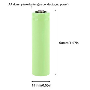 TINGLI USB Power Supply Cable for AA Battery,Replace 2AA 3V Battery,Reusable Batteries for Clocks, Toys, Holiday Lights, Fans, LEDs(Separable), Black