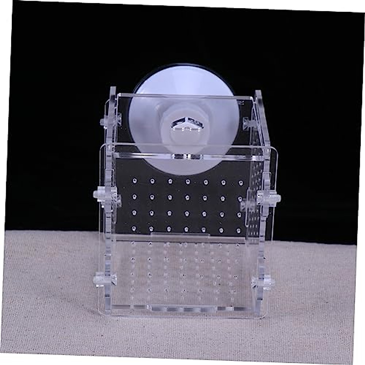POPETPOP 4 Pcs Fish Acrylic Incubator Aquatic Pet Supplies Fish Hatchery Cage Fish Tank Tool Box Ornamental Fish Terrarium Baby Small Fish Aquarium