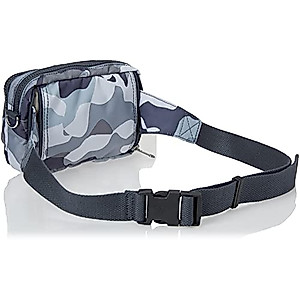 Kipling Womens Women's Merryl 2-in-1 Convertible Bag, Removable Shoulder Strap, Nylon Crossbody Bag, Cool Camo Grey, 7.75 L x 5 H 3 D US