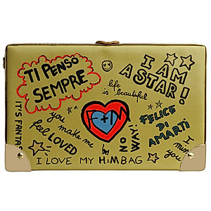 Clutch Purses Crossbody Bag for Women Chic Box Bag Shoulder Handbags for Daily Use Travel Work Prom (Black)