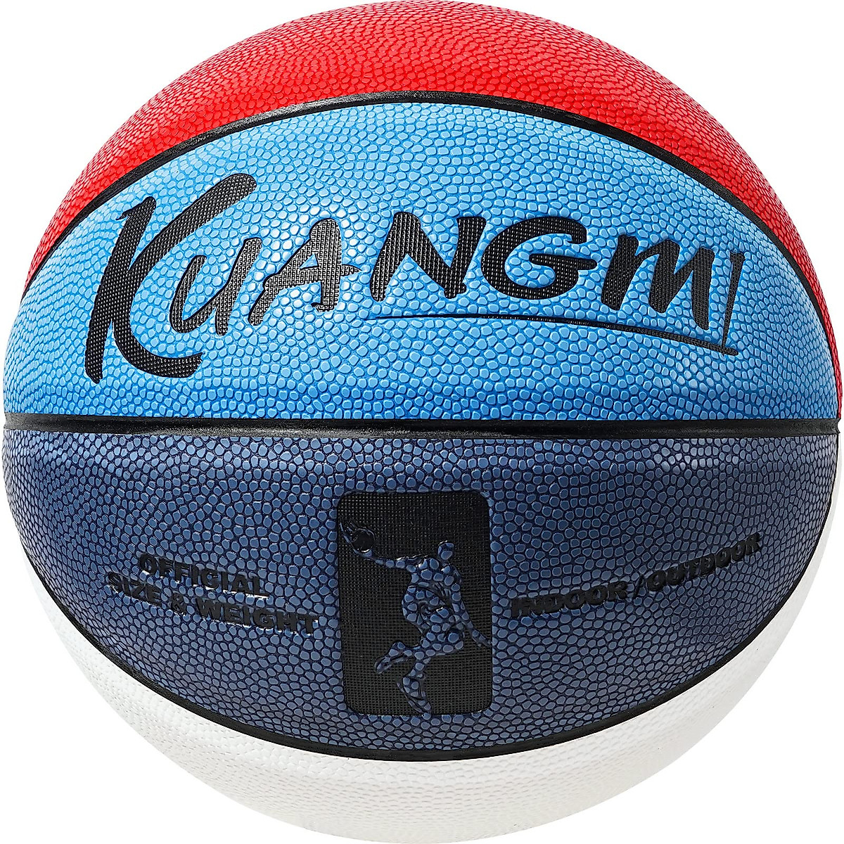 Kuangmi Colorful Street Basketball for Men Women Youth, Size 4(25.5”)
