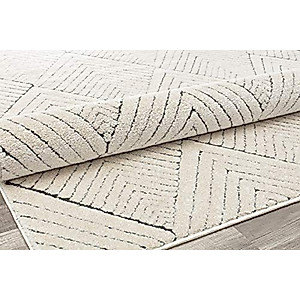 CosmoLiving by Cosmopolitan Area Rug, 8'0"x10'0", Alabaster