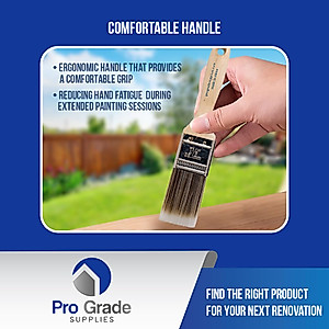 Pro Grade - Paint Brushes - 3Ea 1.5" - Brush Set