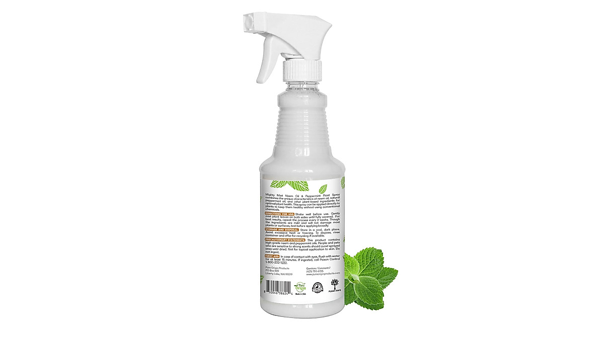 Mighty Mint Neem Oil & Peppermint Plant Spray - 16oz