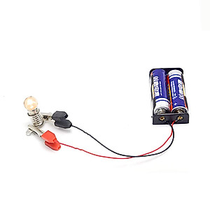 E-outstanding 10pcs E10 Mini Light Bulbs Experiment Screw Base Indicator Light Incandescent Bulb, 3.8V 0.3A