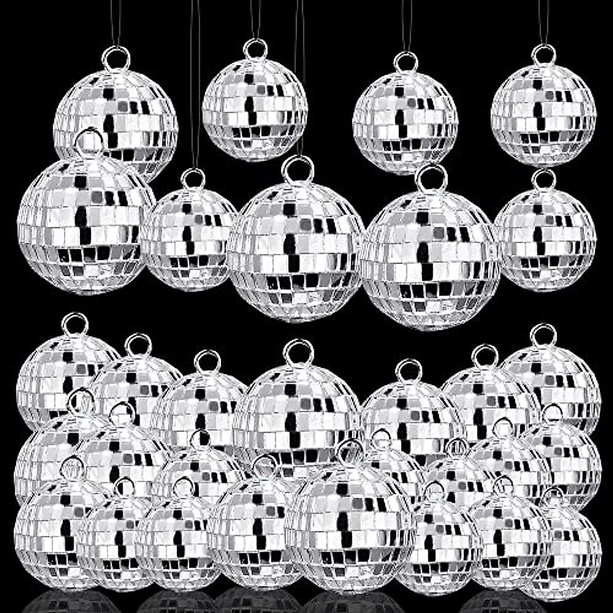 40 Pcs Mini Disco Balls for 70s Party Decor