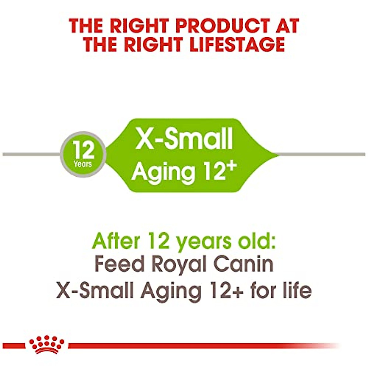 Royal Canin X-Small Aging 12+ Dry Dog Food, 2.5 lb bag