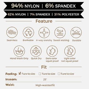 Aoxjox Seamless Scrunch Legging for Women Asset Tummy Control Workout Gym Fitness Sport Active Yoga Pants (Tie-Dye Black Grey, Small)