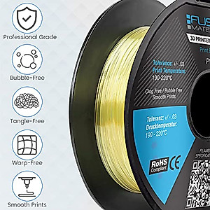 Fused Materials PVA 3D Printer Filament, 1.75mm, 0.5kg roll