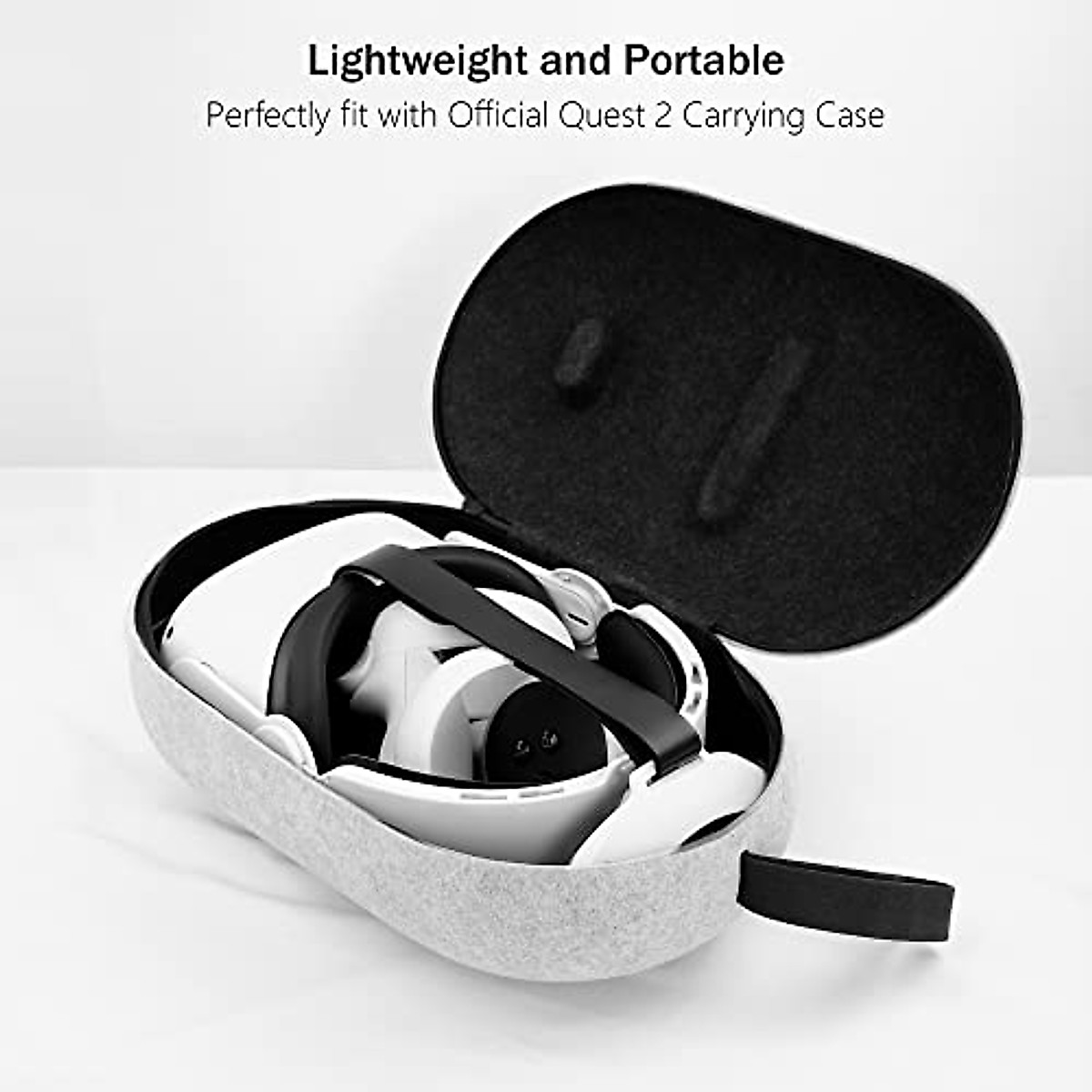 Kuject Design 3-in-1 Adjustable Head Strap for Oculus/Meta Quest 2, Replacement for Elite Strap, Enhanced Support in VR, Detachable & Lightweight VR Accessories Fit for Carrying Case