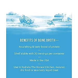 The Honest Kitchen Daily Boosters: Instant Turkey Bone Broth With Turmeric, 3.6 Oz