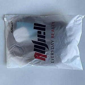 Allbell Long Wave Brown Highlight Wigs with Bangs for Women Synthetic Hair Dark Roots