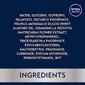 NIVEA Men Sensitive Skin & Stubble Balm - Mens Face Lotion for Before and After Shave – 4.2 Fl. Oz. Bottle