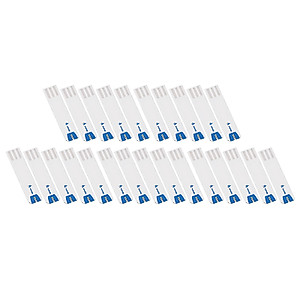 YYQTGG Diabetic Test Strips, Quick Results Glucometer Handy Strips, 25 Pieces PET Accurate for Glucose Self Tests Blood Glucose Test Strips for Diabetes Use with Blood Sugar Monitor