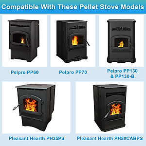 Adviace SRV7000-670 Feed Auger Motor for Pelpro PP130 PP60 PP70 PP130-B PP130B PPC90 TSC90 Pellet Stoves, 2RPM Auger Motor for Pleasant Hearth PH50CABPS PH35PS PH50PS Pellet Stoves