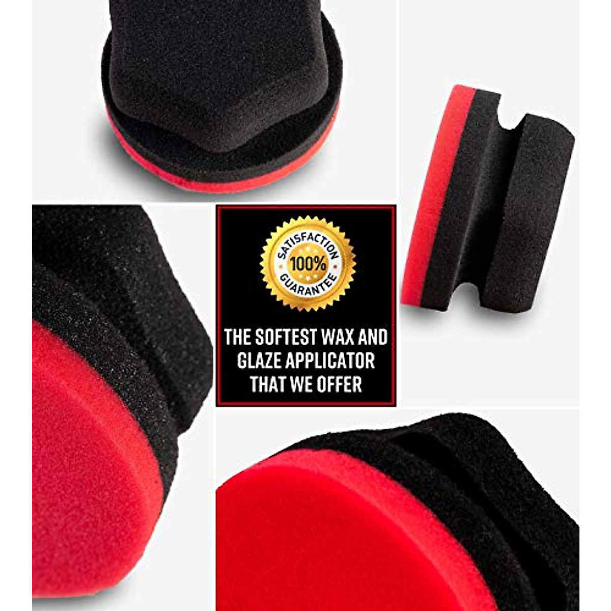 Adam's Red Hex Grip Applicator (for Brilliant Glaze)