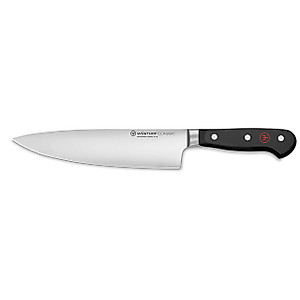Wusthof 1040130120 Classic Chef’s Knife, 8-Inch Demi-Bolster, Black