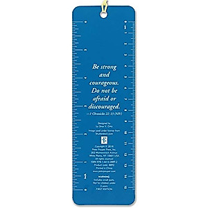 Be Strong and Courageous Beaded Bookmark
