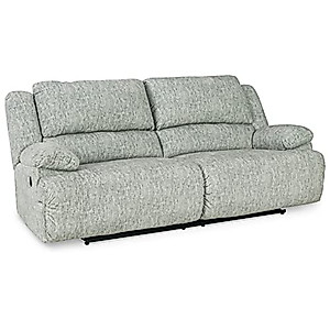 Signature Design by Ashley McClelland Transitional 2 Seat Reclining Sofa, Light Gray