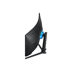 SAMSUNG 32" Odyssey Neo G7 4K UHD 165Hz 1ms G-Sync 1000R Curved Gaming Monitor, Quantum HDR2000, AMD FreeSync Premium Pro, Ultrawide Game View, DisplayPort, HDMI, Height Adjustable Stand, Black, 2022