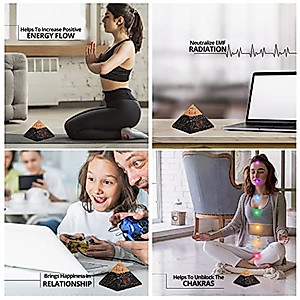 Orgone Pyramid - Citrine Pyramid - Crystal Decor - Stones and Crystals - Meditation Accessories - Wealth Pyramid - Witchcraft Supplies - Positive Crystals - Chakra Pyramid