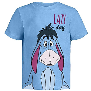 Winnie The Pooh, Tigger & Eeyore Graphic T-Shirts (3 Pack) Baby/Toddler to Kid 2T Lb/Or/Y SS