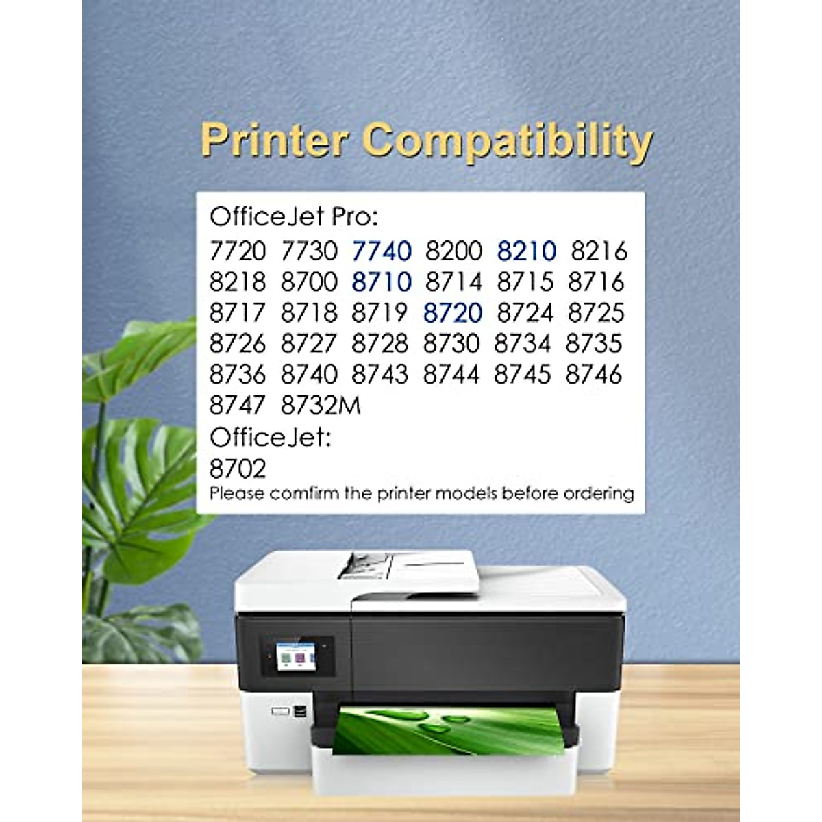 Remanufactured Ink Cartridges Replacement for HP 952 XL 952XL (Black Cyan Magenta Yellow 4-Pack) with No Block Version Chips