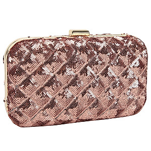 Fawziya Evening Clutch Sequin Novelty Medium Purses For Women Formall-Pink