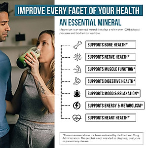 Liquid Magnesium | 8 oz - Ionic Magnesium Chloride, Highest & Fastest Absorption - Calm Mood, Sleep, Muscle Cramps & Spasms, Natural Laxative – Vegan, Glass Bottle (96 Servings)