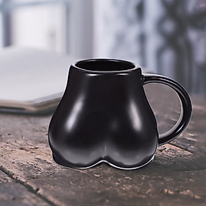 jojofuny Creative Butt Shaped Mug Ceramic Water Cup Coffee Milk Cup Desktop Decor