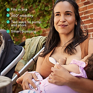 Willow 3.0 Wearable Breast Pump, Hands-Free Breast Pump, Double Electric Breast Pump with 24mm and 27mm Flange | The Only Leak Proof Wearable Pump