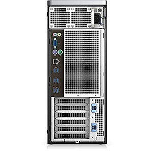 Dell Precision 7820 Workstation Desktop | Xeon Silver - 4208-1TB HDD Hard Drive - 32GB RAM - AMD Radeon PRO WX 2100 | 8 cores @ 3.2 GHz - 2GB GDDR5 Win 10 Pro Black