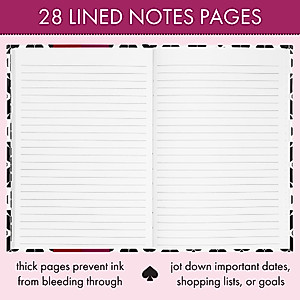 Kate Spade New York Undated Daily Planner, Large Journal Planner, To Do List Notebook, Hardcover Personal Organizer, Spade Flower Stripe