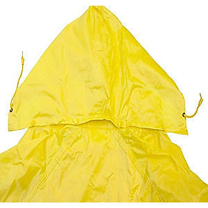 RK Safety Rain Wear RW-PP-YEL33 Yellow PVC Polyester 3-Piece Rain Suit | Jacket, Hoodie, Pants (Yellow, Extra Large)