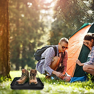 Yowein Boot Tray - Shoe Mat - Dog Food Mat - Garden Tool Tray - Multipurpose for Indoor & Outdoor - Floor Protection (2PC)