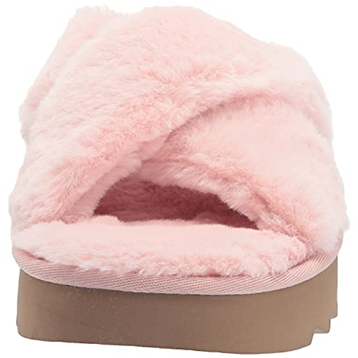 Koolaburra by UGG Women's Fuzz-IT Sandal, Pale Blush, 10