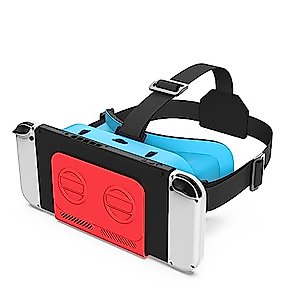 WinDrogon VR Headset, Designed for Nintendo Switch & Switch OLED Accessories for Switch VR Games, Labo VR and YouTube VR, VR Glasses with Adjustable Pupil Distance and Adjustable Switch Goggles Strap…